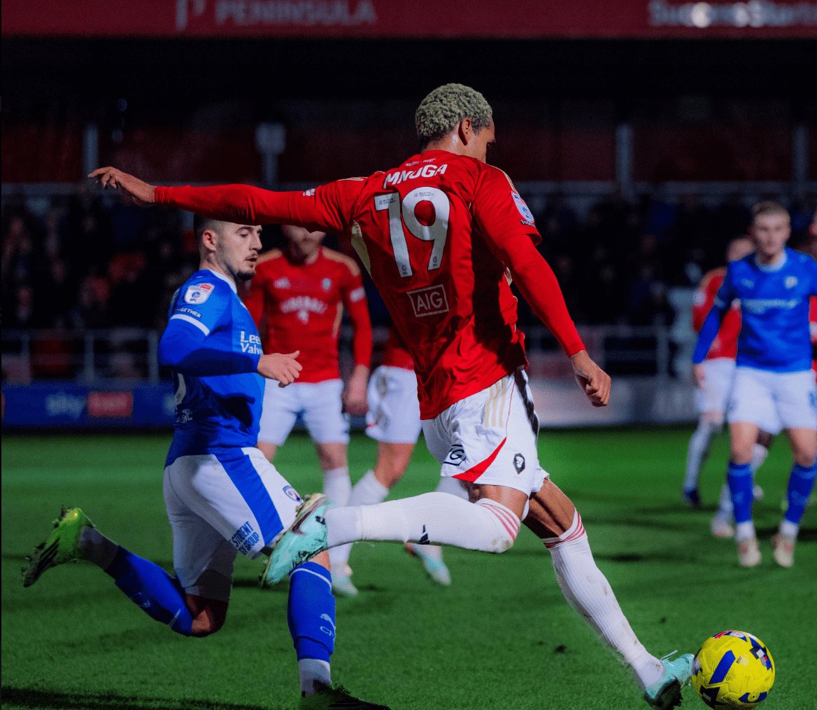 Stoppage time own goal ends Salford City's 10 game unbeaten run ...
