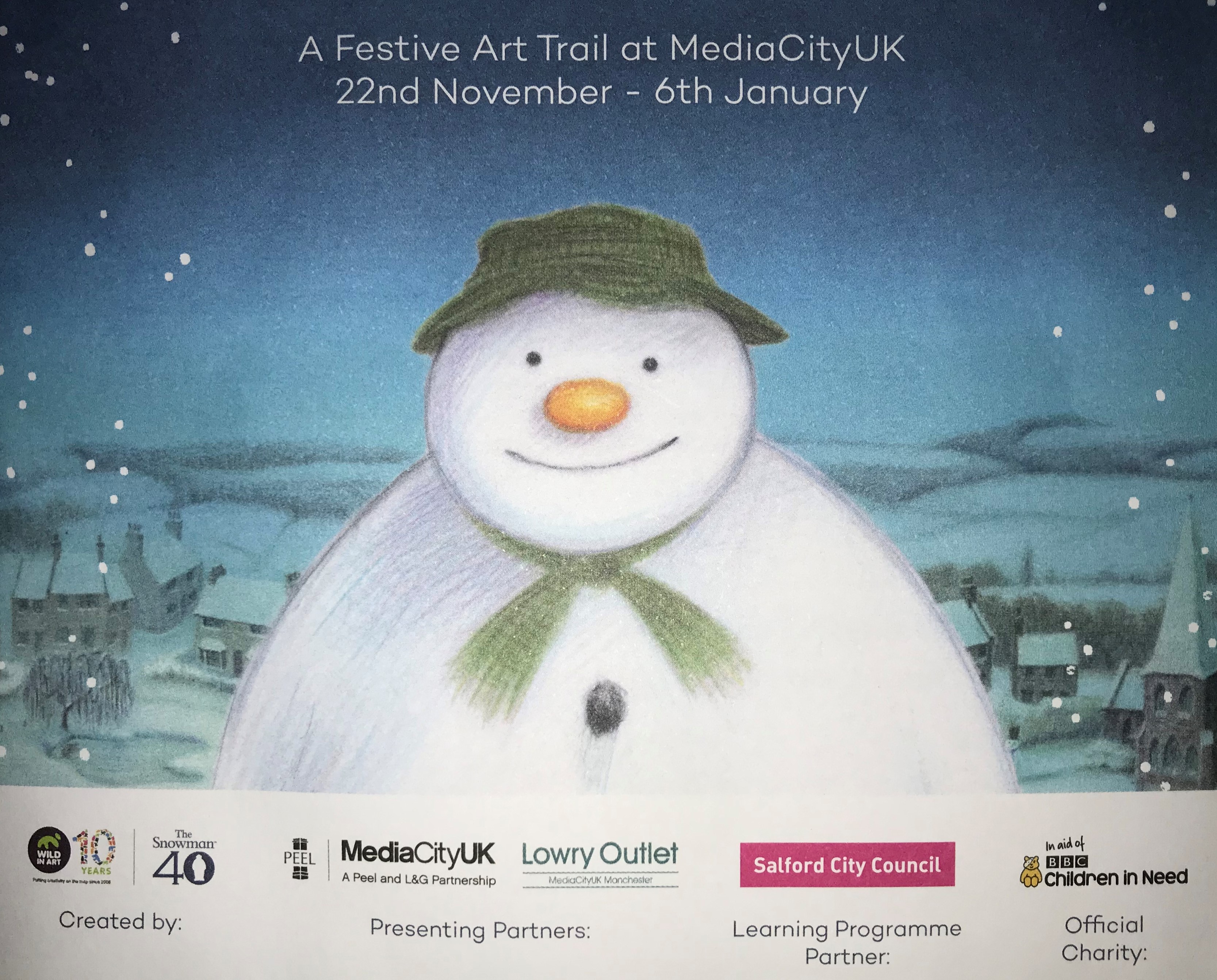 Walking with The Snowman Trail has officially landed at MediaCityUK in ...