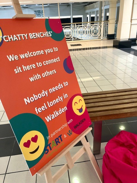 'Chatty Benches' launch in Walkden Town Centre | Salford Now