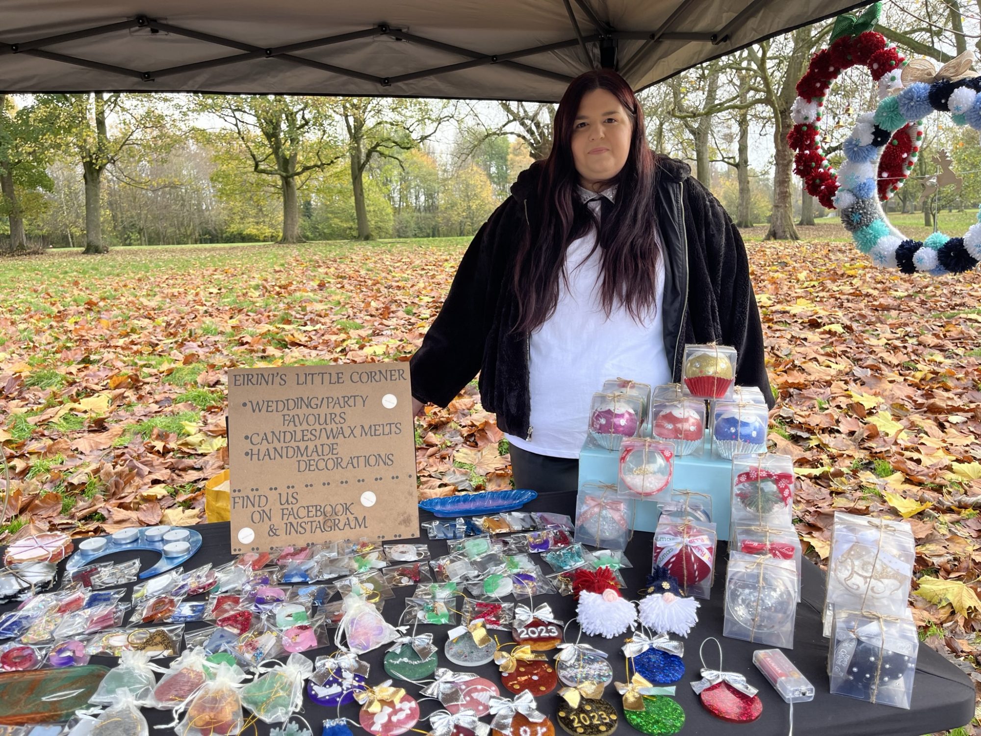 Irlam market joins Christmas with community in Prince's Park