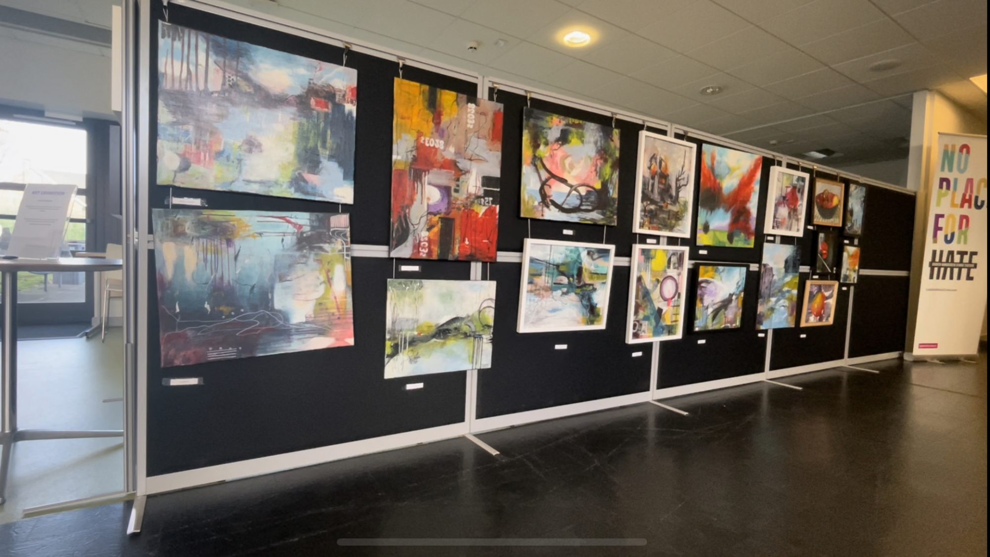 Local Ukrainian resident has her artwork displayed at Broughton Hub
