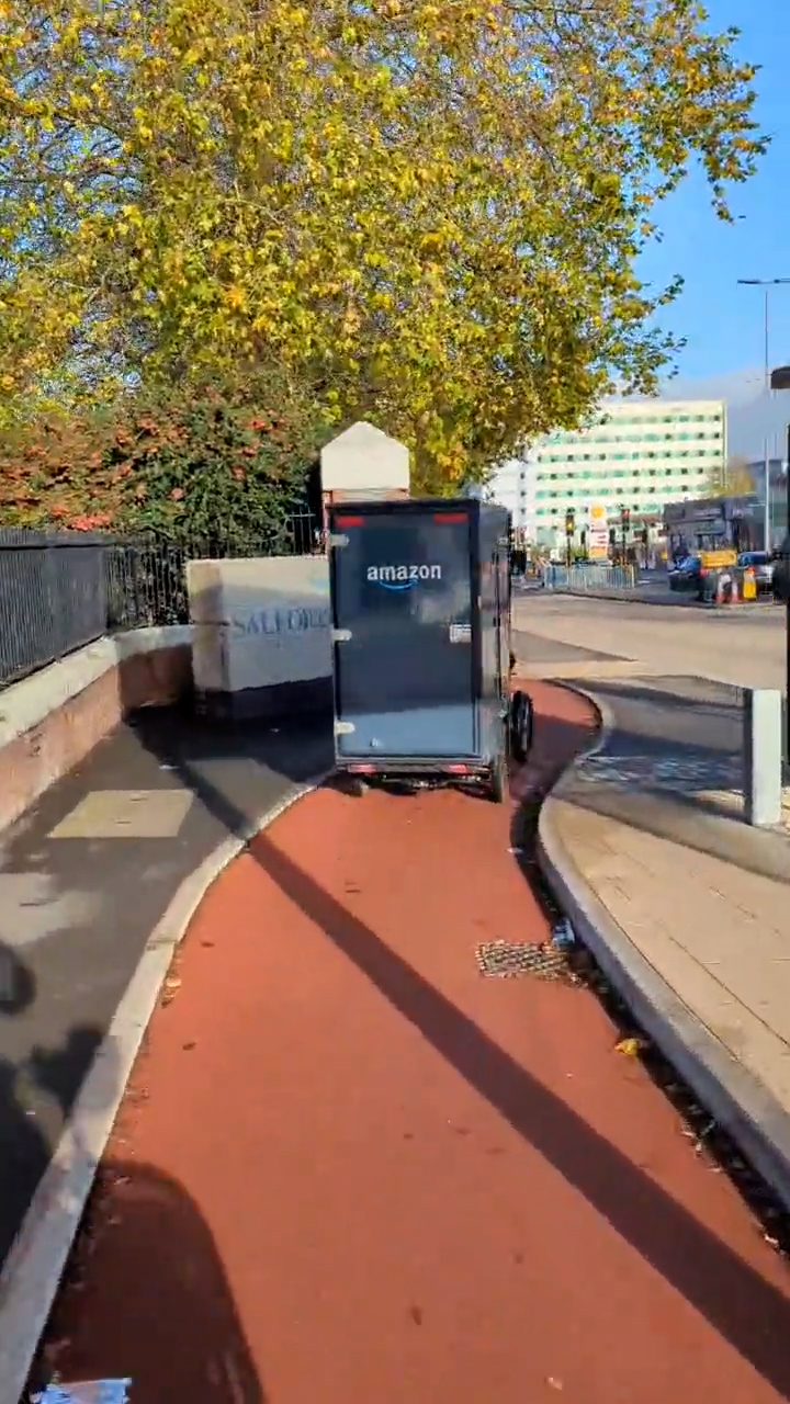 Amazon trials new eco-friendly bike delivery service in Salford