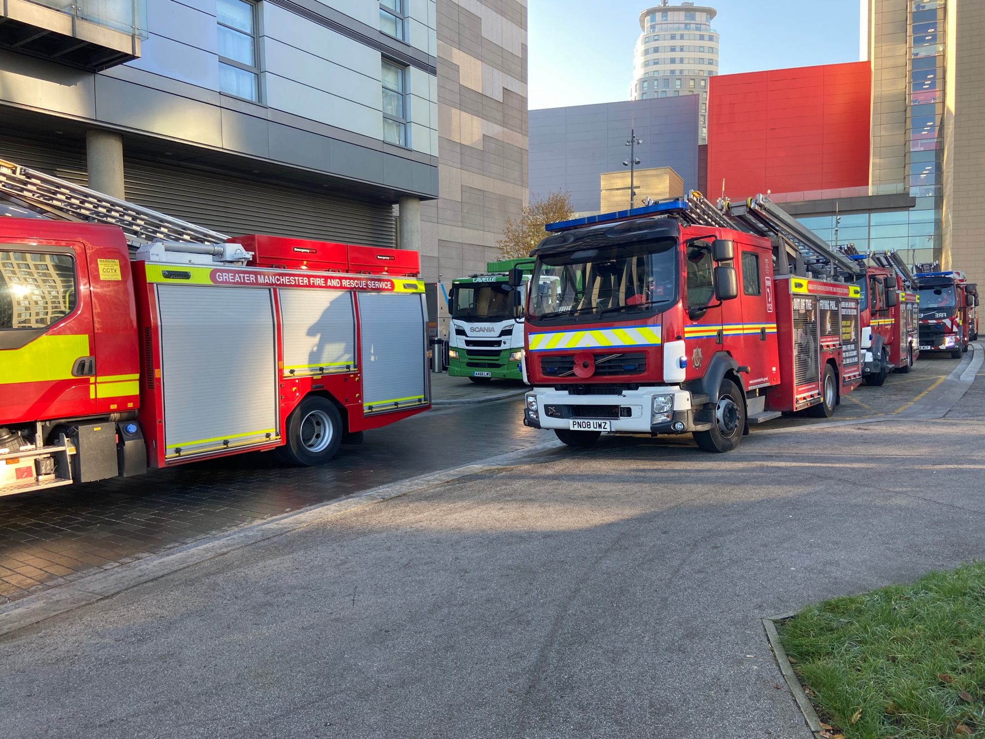 Emergency Service response at Media City | Salford Now
