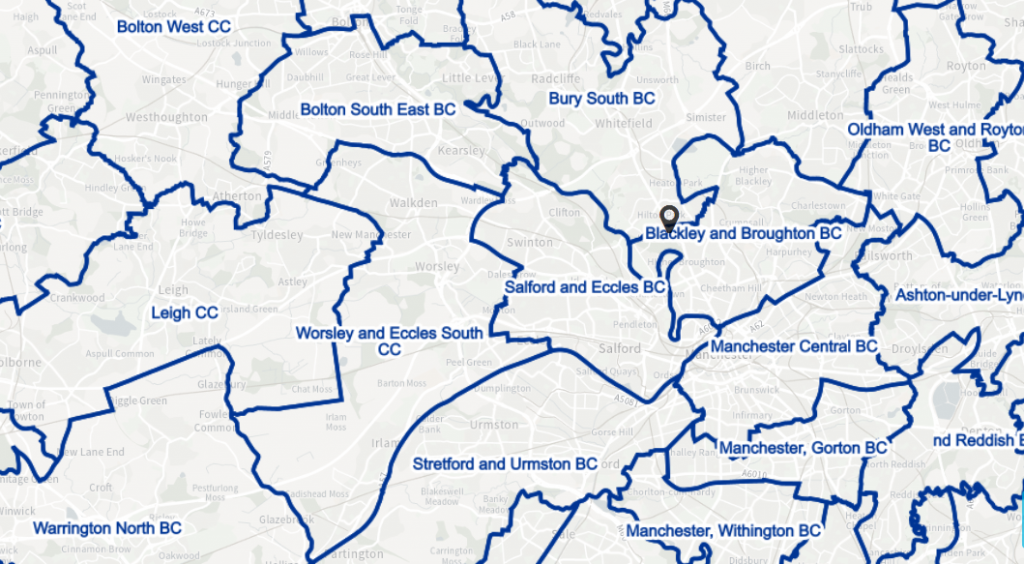 Salford people express disappointment at proposed boundary changes