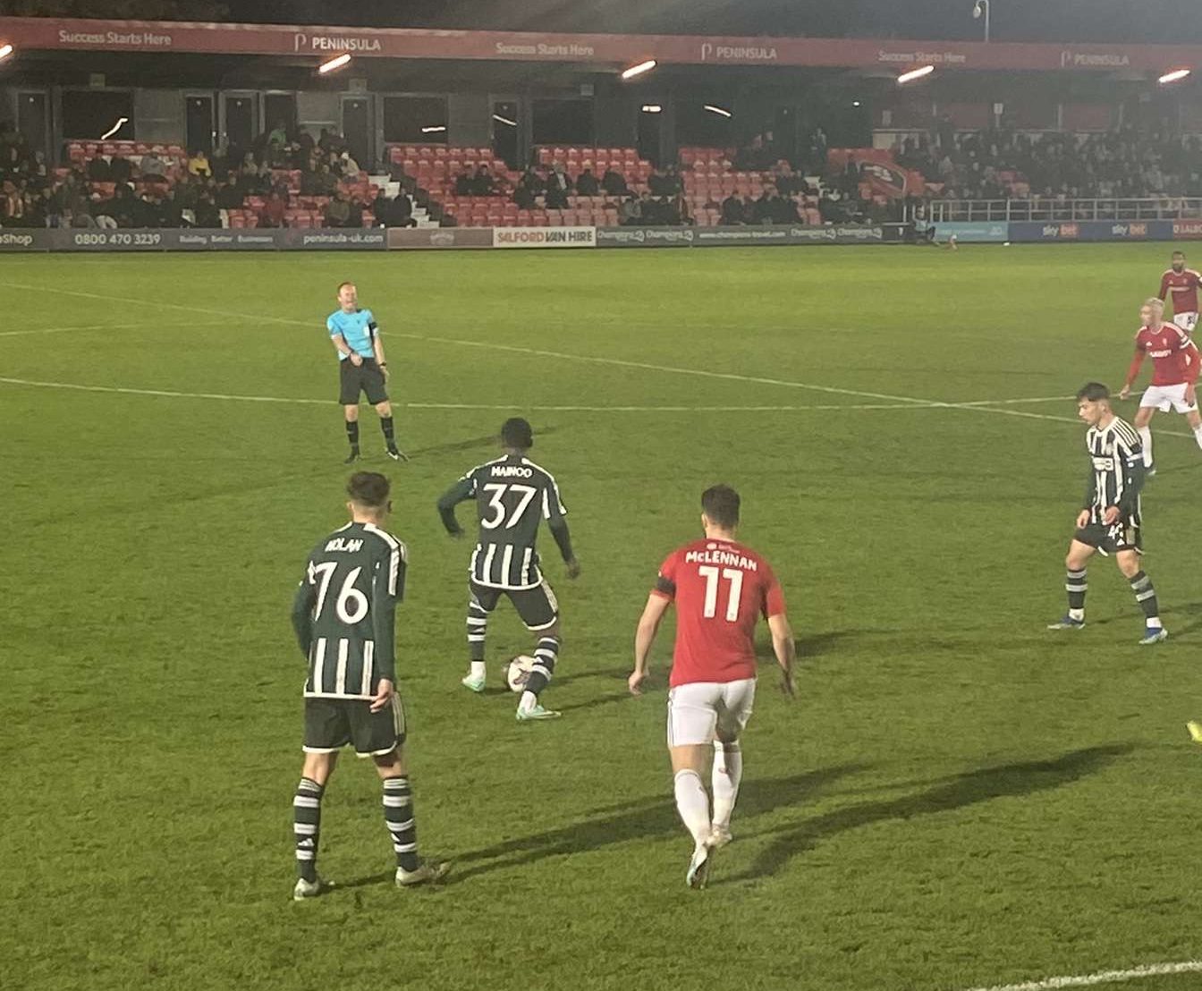 Young Salford City win thriller against Manchester United U21s ...