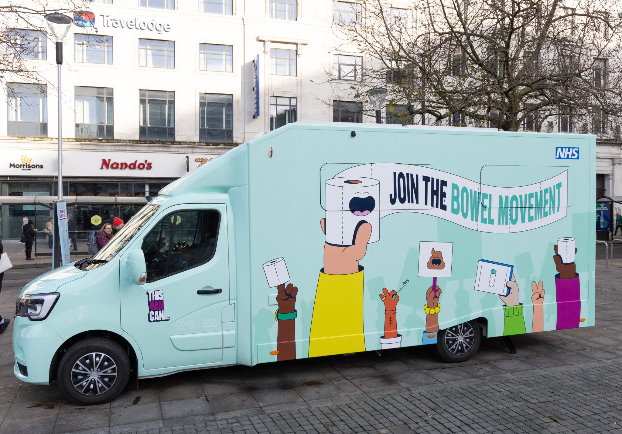 'This Van Can' initiative visits Salford to raise awareness for bowel ...