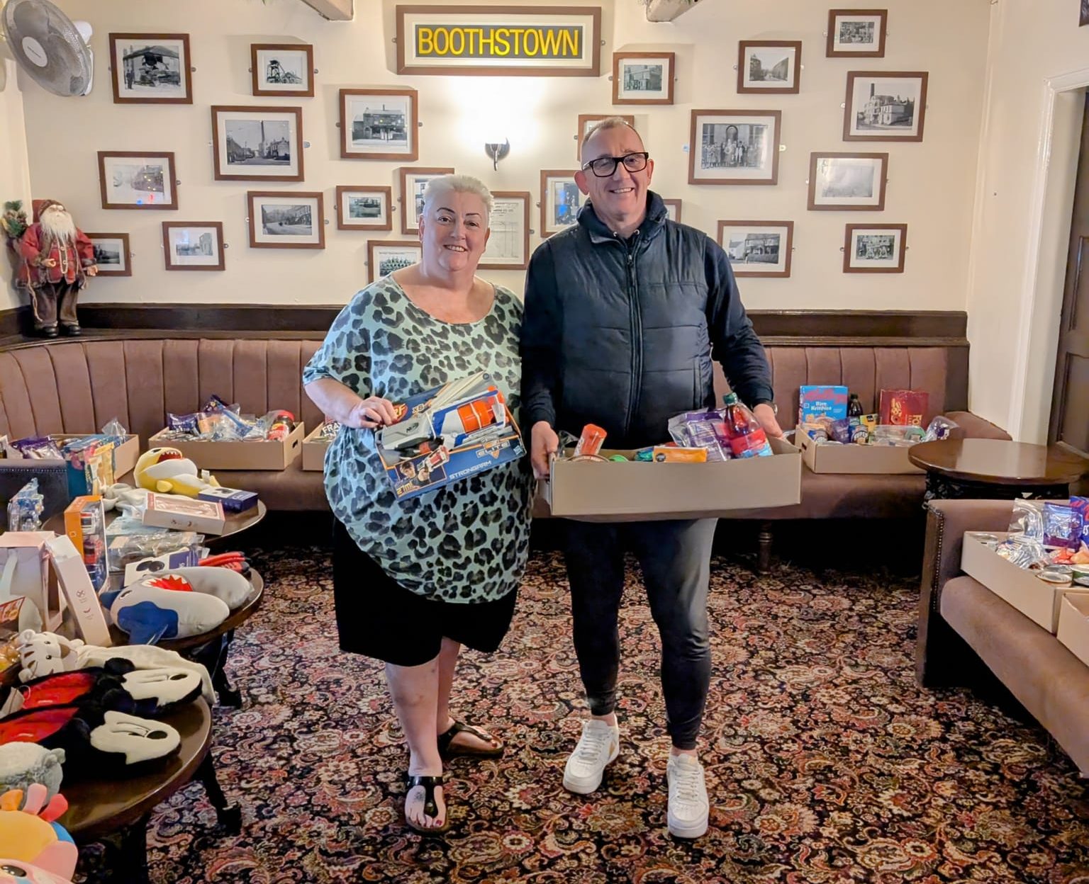 Boothstown pub's Christmas toy drive is a success once again | Salford Now