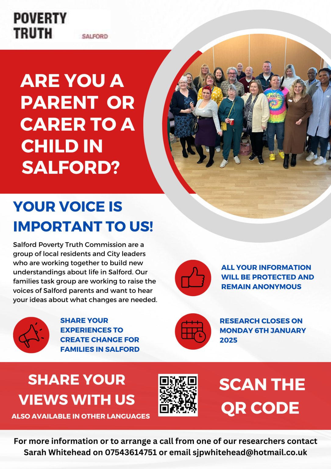 Salford Poverty Truth Commission launches community research to support ...