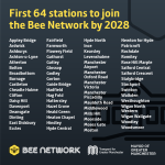 Plans revealed for three phase plan to bring rail to the Bee Network