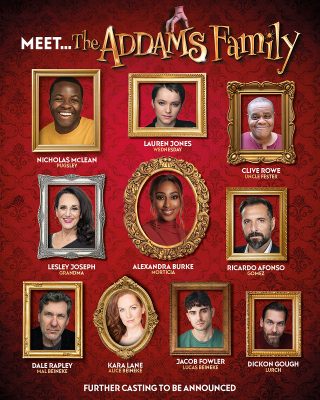 Alexandra Burke to star in the musical comedy The Addams Family at the ...