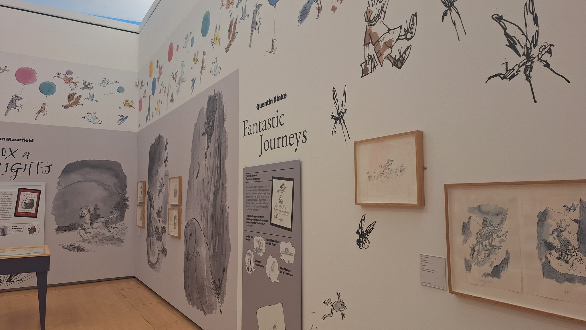 Quentin Blake celebrated in family friendly exhibition at the Lowry ...