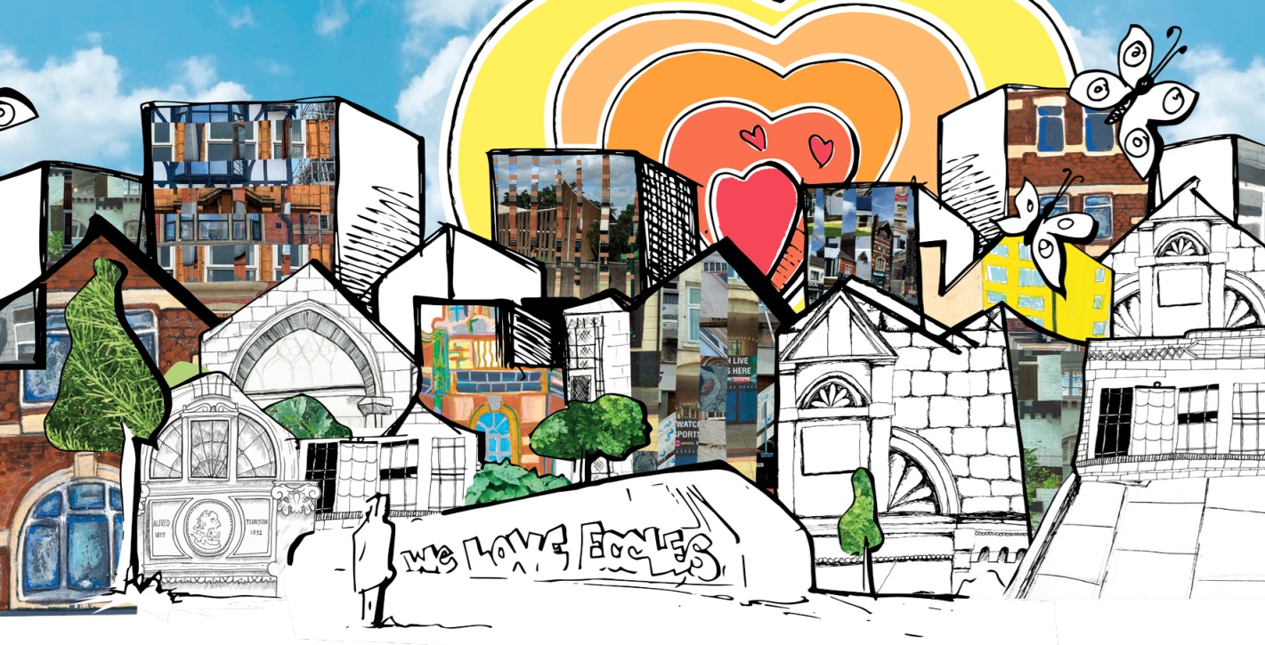 'We Love Eccles' art project to be exhibited on hoardings around town's regeneration work ...