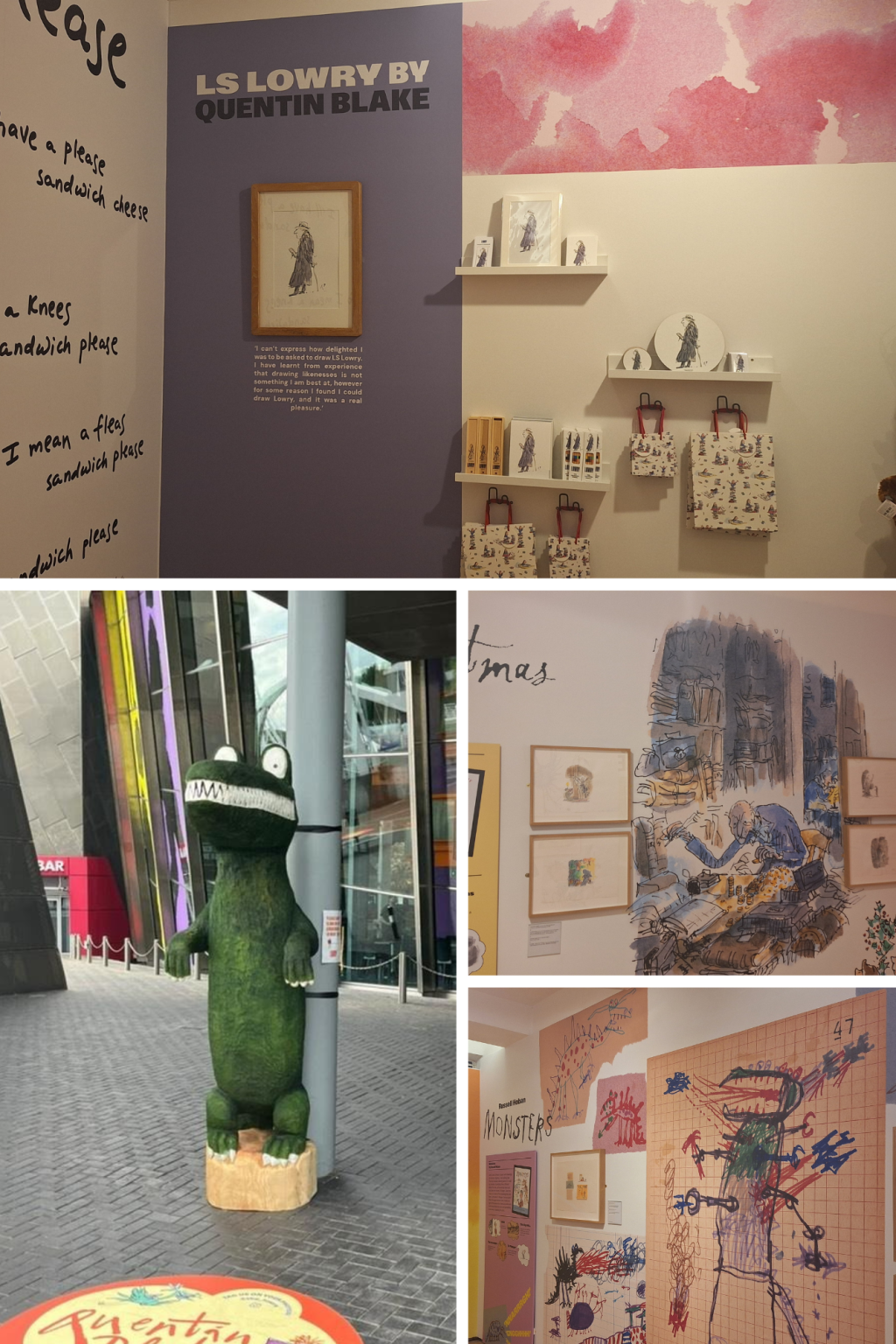 Quentin Blake celebrated in family friendly exhibition at the Lowry ...