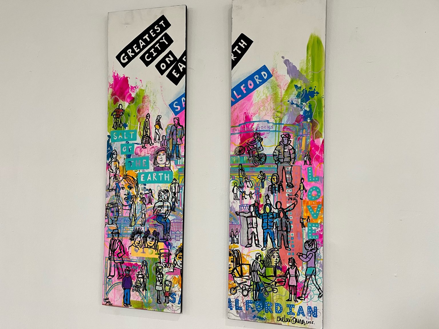 Artist celebrates Salford’s past and present in new exhbition| Salford Now