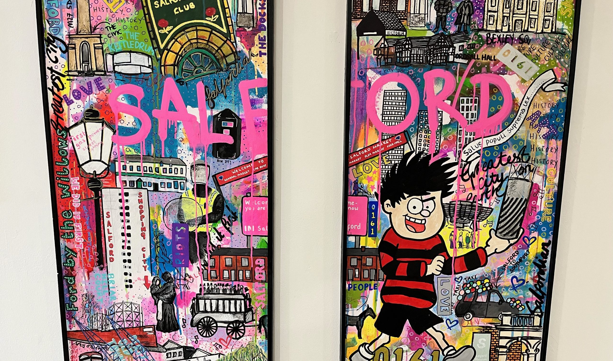 Artist celebrates Salford’s past and present in new exhbition| Salford Now