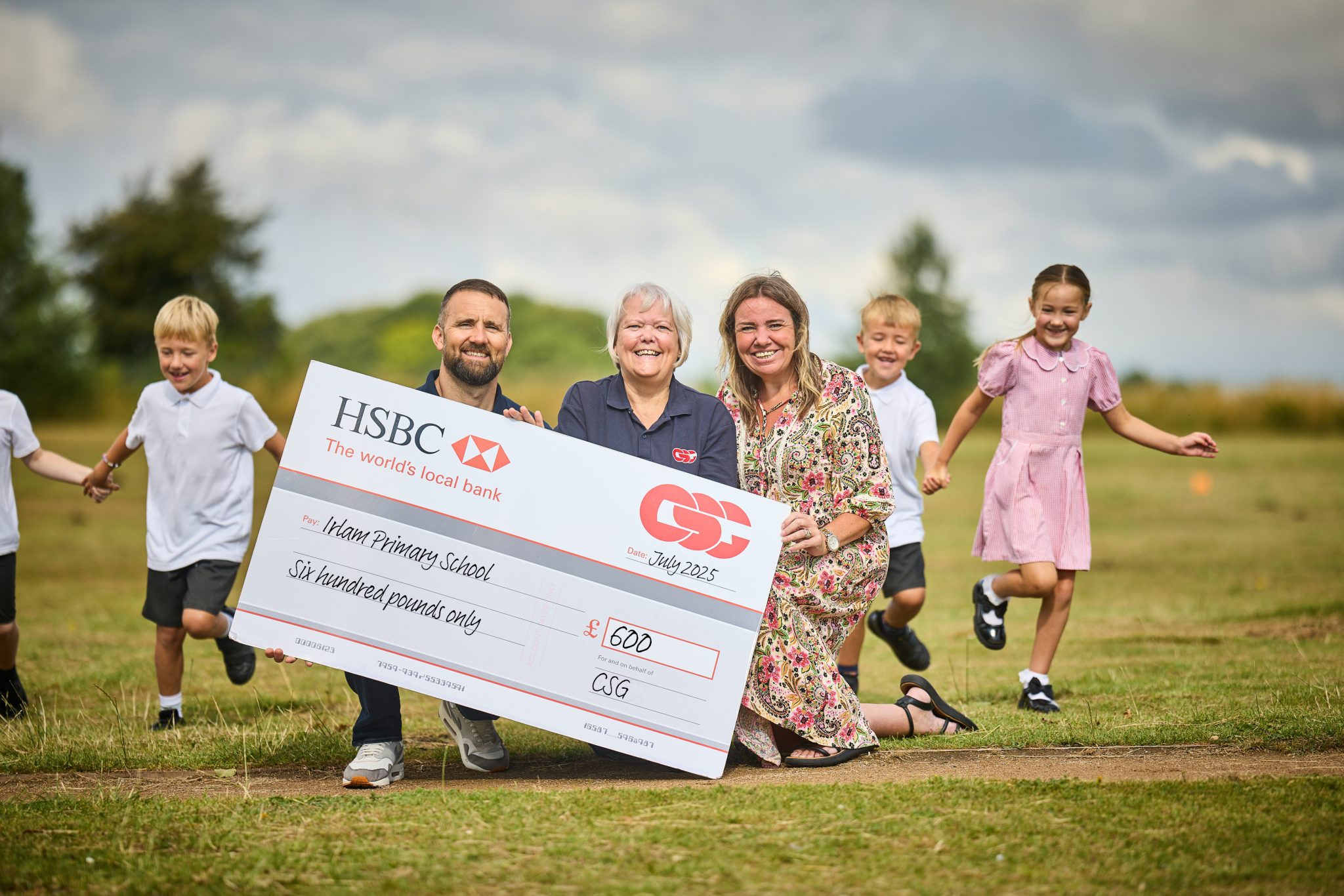 Irlam school receives £600 for play equipment | Salford Now